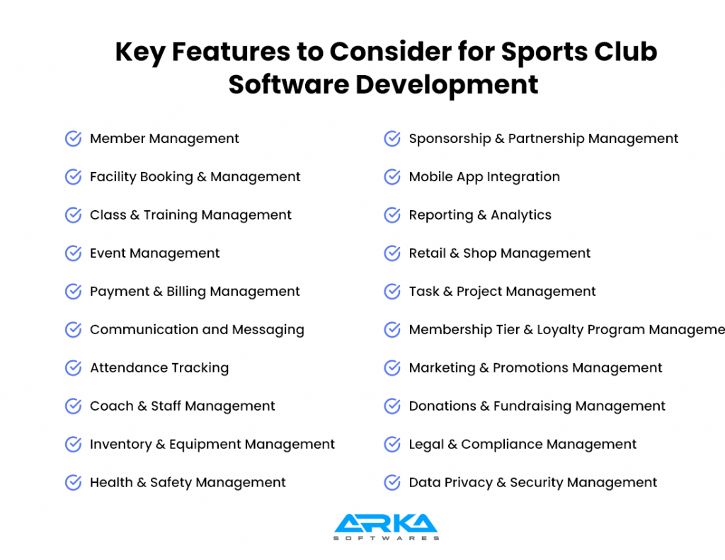 All about sports club management software key aspects!